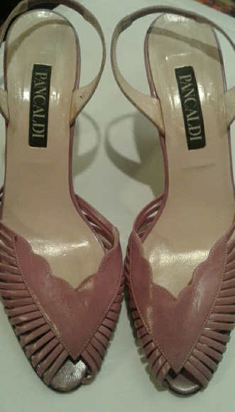Pancaldi | Shoes | Vintage Pancaldi Womans Shoes Pink Leather | Poshmark